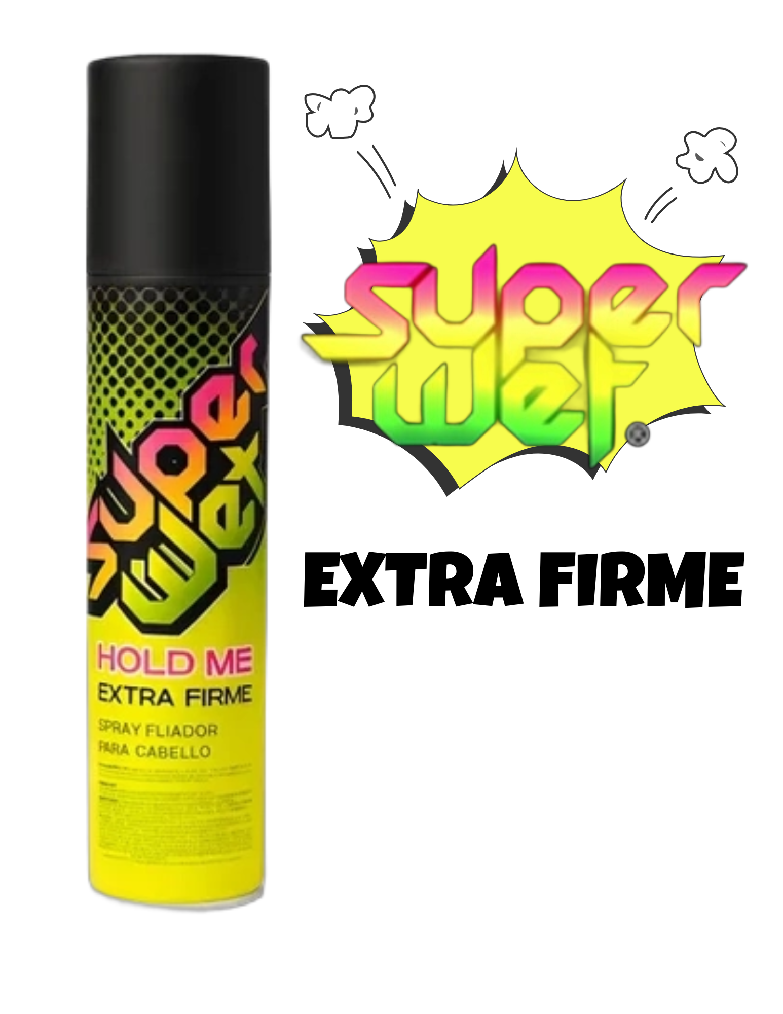 Spray fijador extra firme 420ml - Super Wet – Barbell Belleza